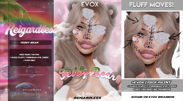 Second Life Marketplace - Reigardless Teddy Pack EVOX